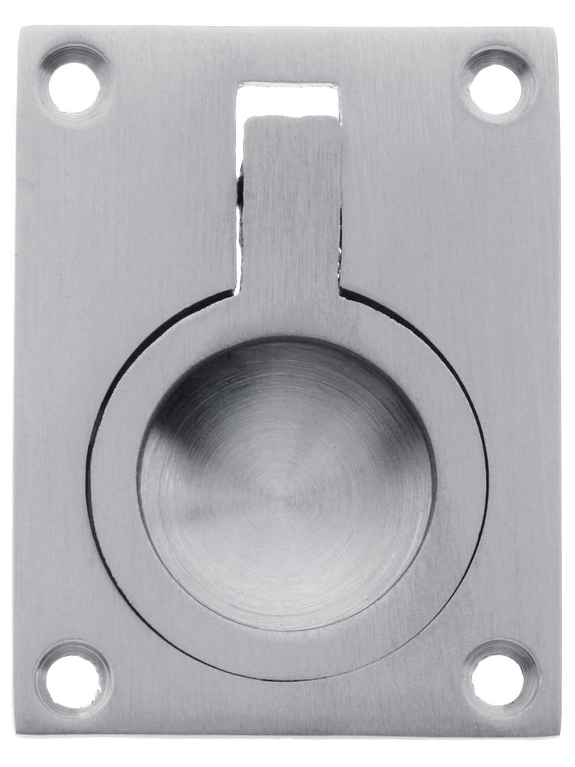 Solid Brass Flush Mount Ring Pull - 2 1/2-Inch x 1 7/8-Inch | House of Antique Hardware